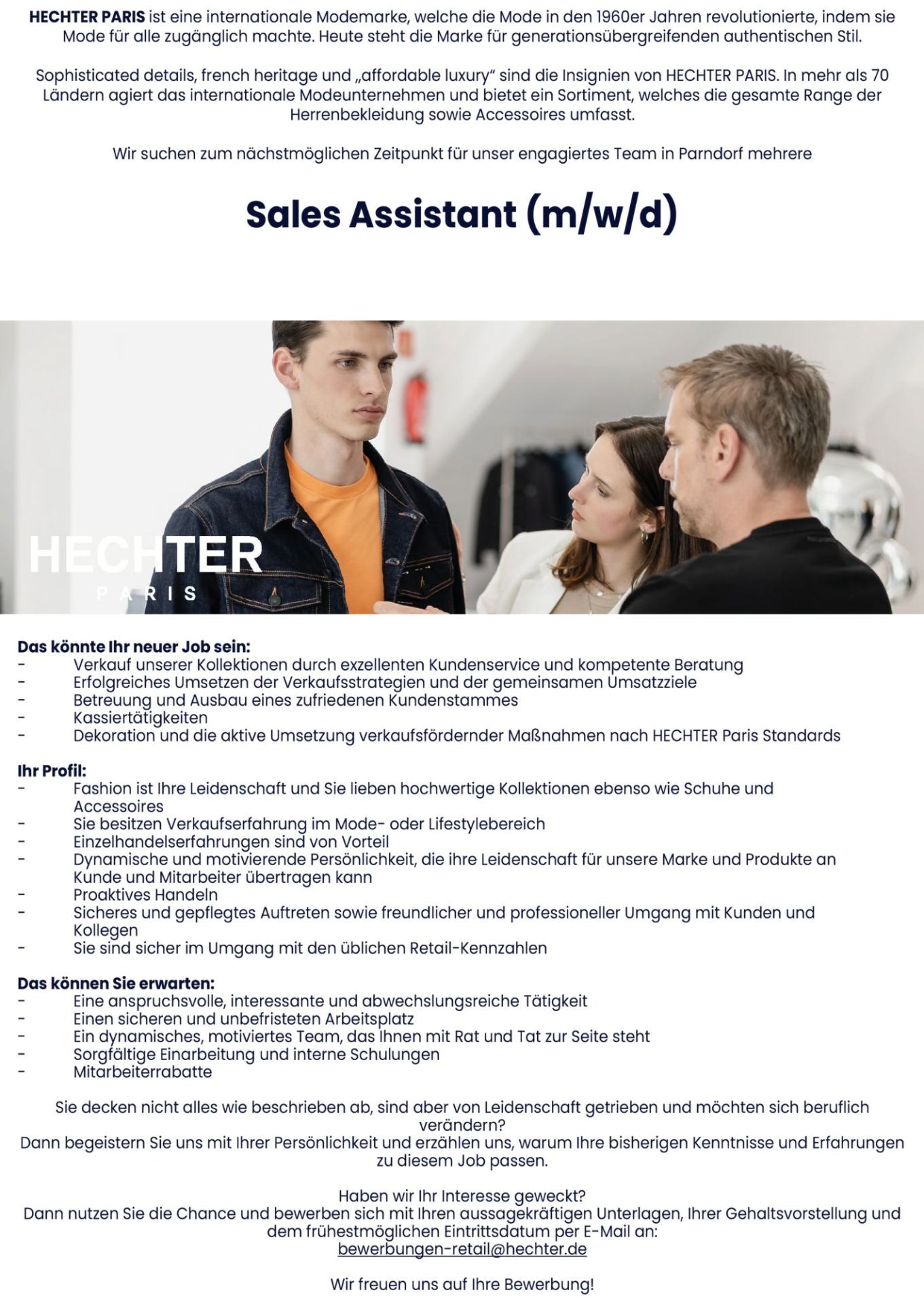 Jobs - Parndorf Fashion Outlet